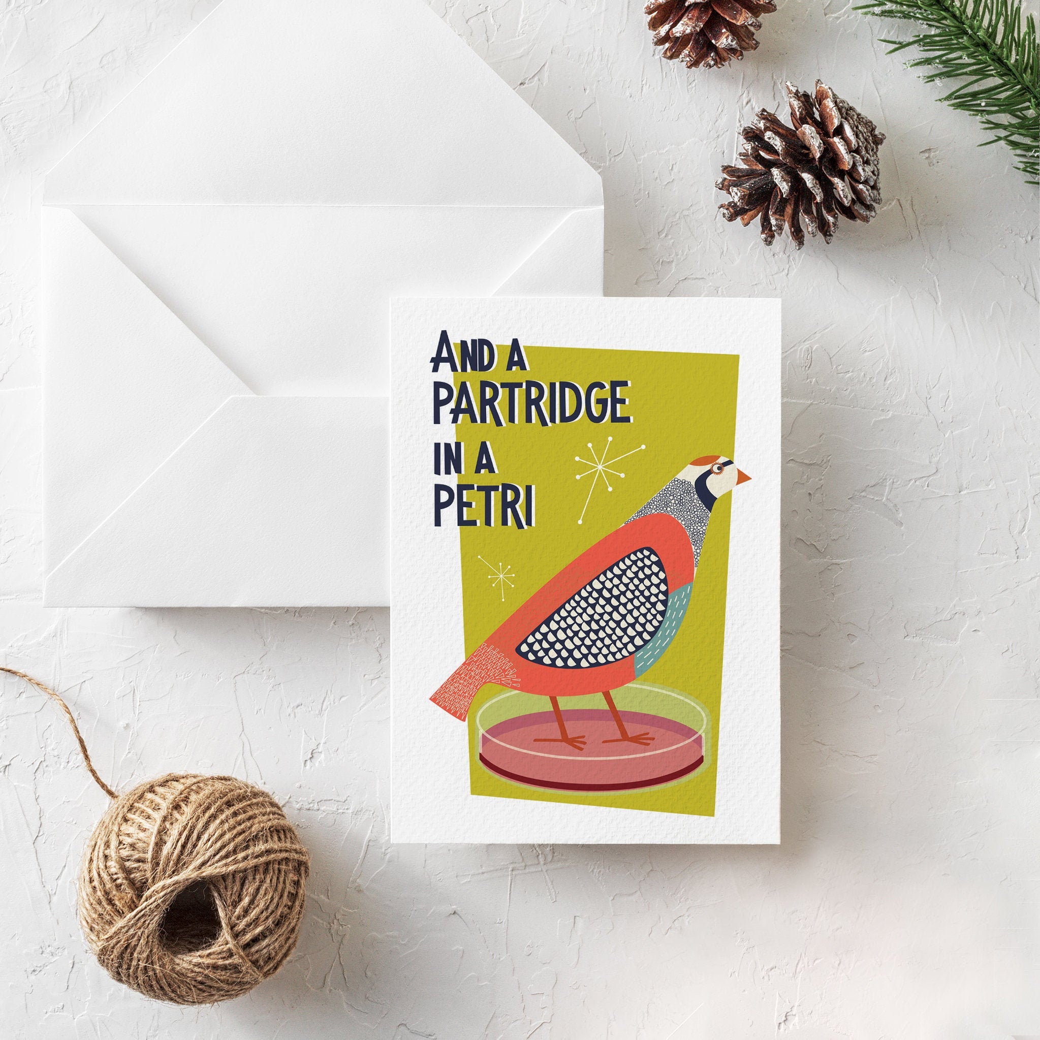 Science Holiday Card - Etsy UK