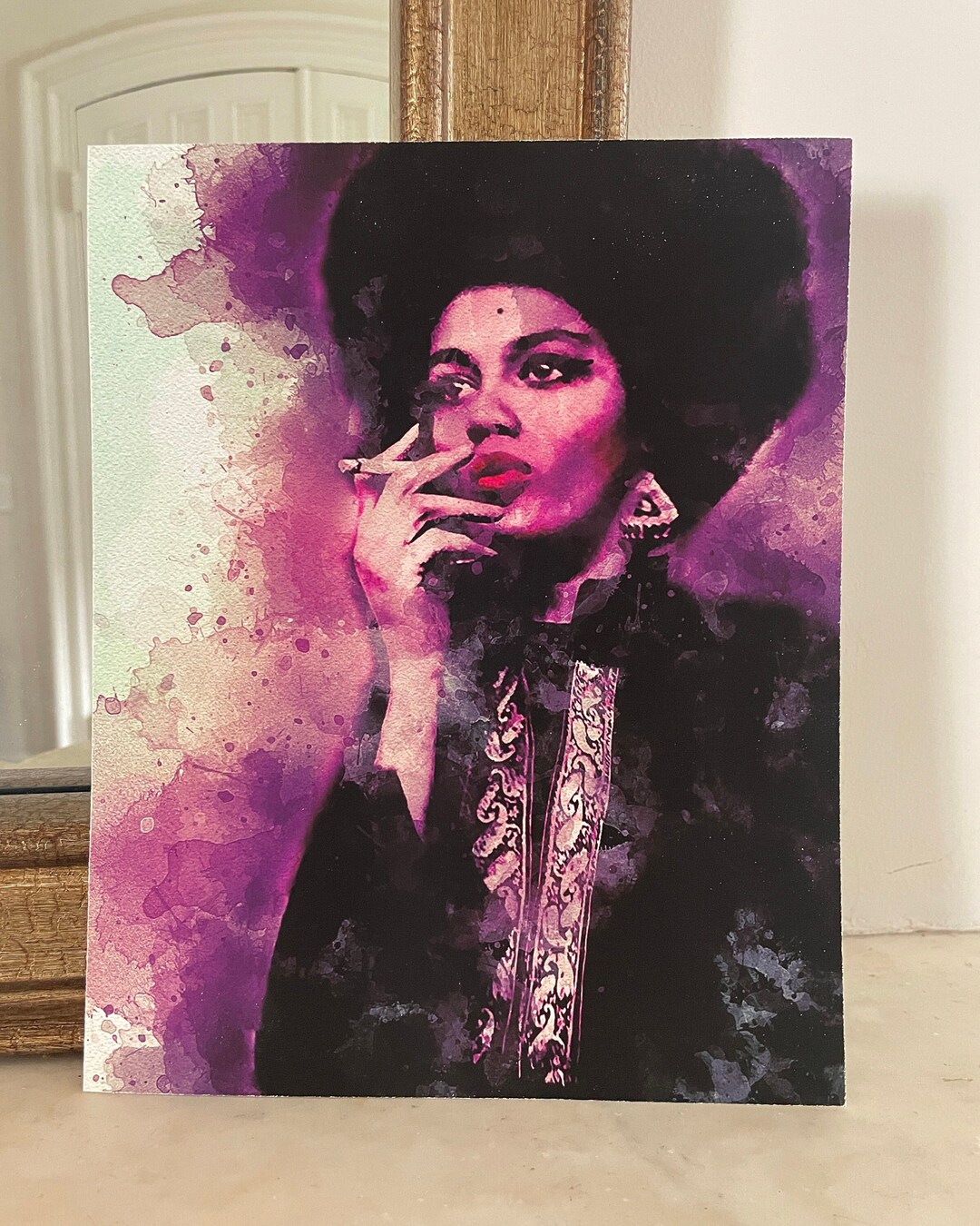 Kathleen Cleaver Portrait - Etsy