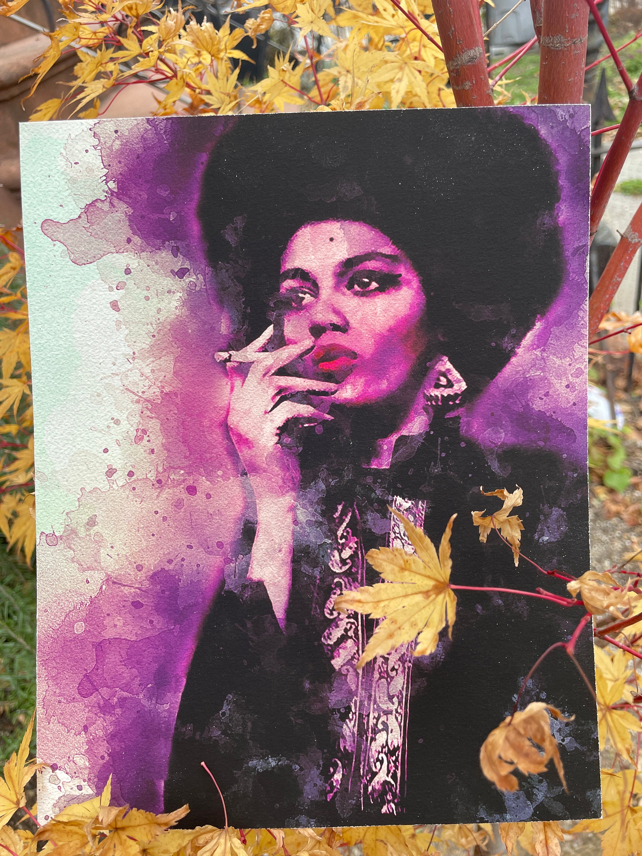 Kathleen Cleaver Portrait - Etsy