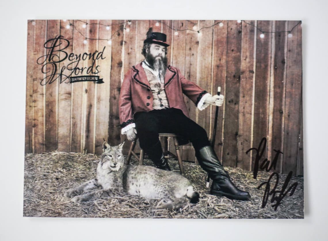 Signed Patrick Rothfuss 8x10 Photo Print From the 2014 Beyond Words ...