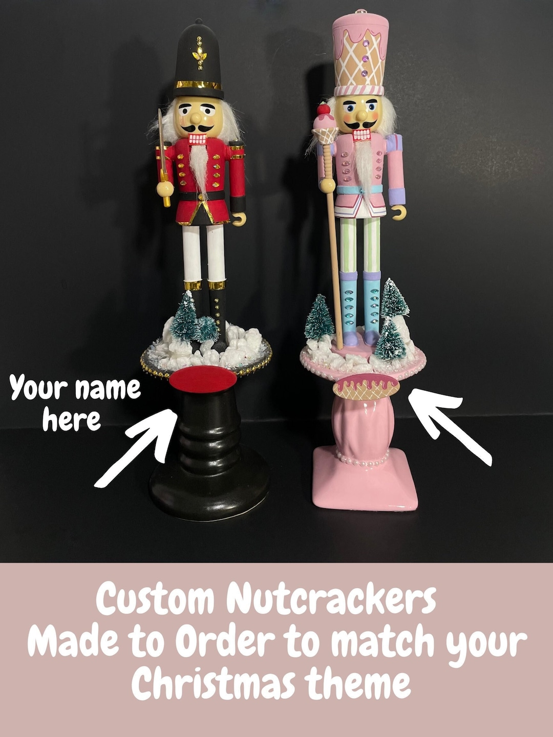 Custom Hand Painted Christmas Nutcracker - Etsy