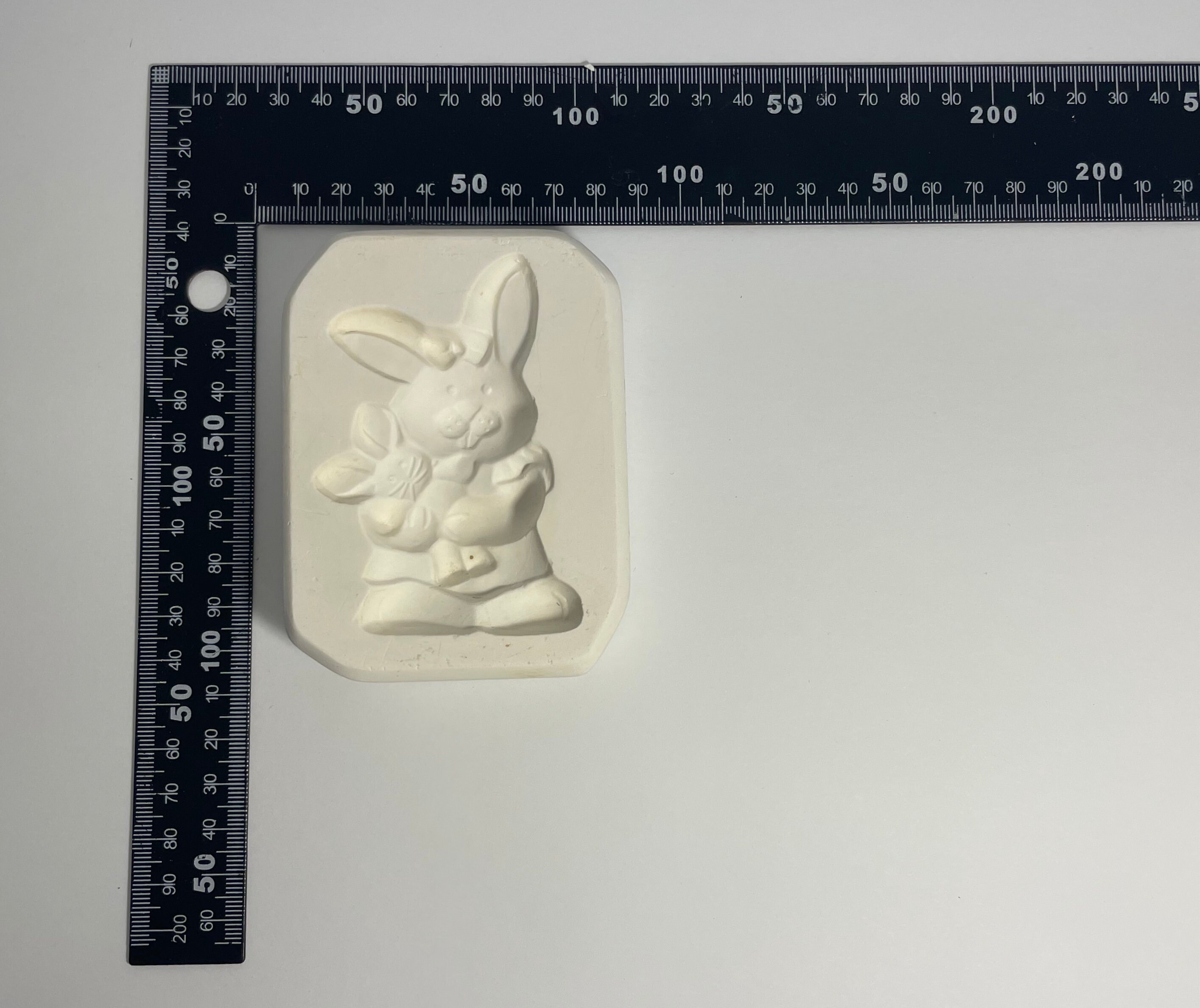 Bunny Rabbits Vintage Plaster Mold for Ceramic Porcelain Slip Casting ...