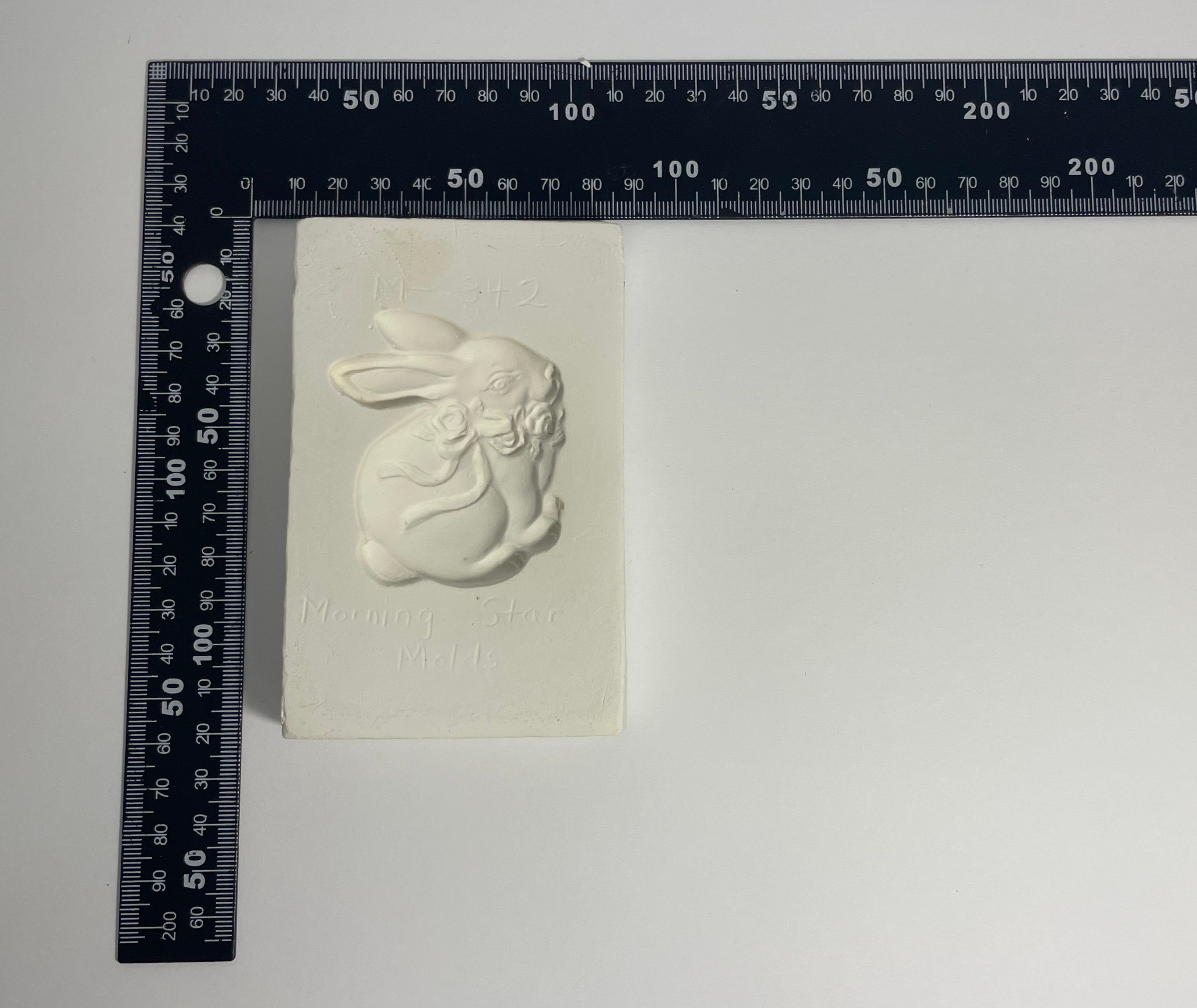 Bunny Rabbits Vintage Plaster Mold for Ceramic Porcelain Slip Casting ...
