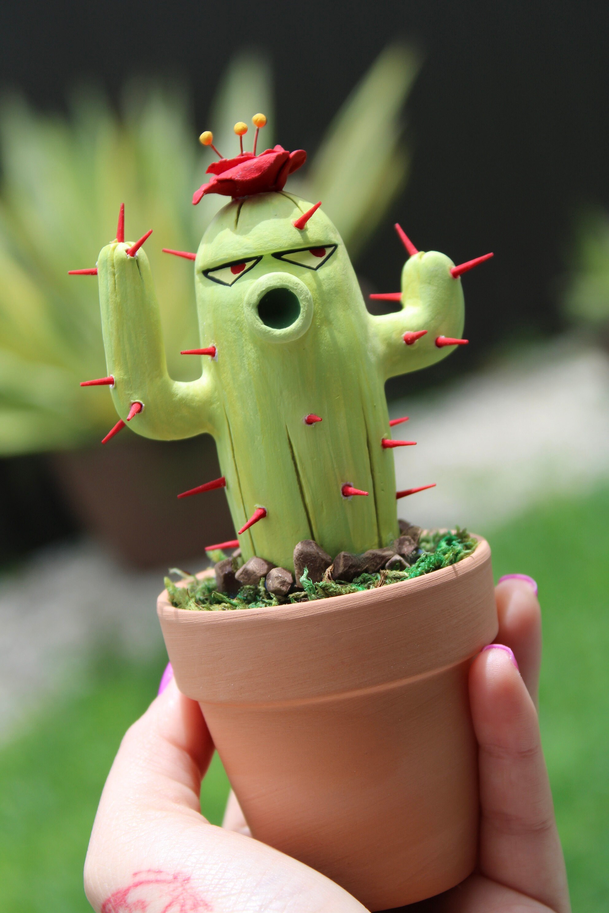 Miniature Garden in Clay : Plants Vs Zombies Edition - Etsy