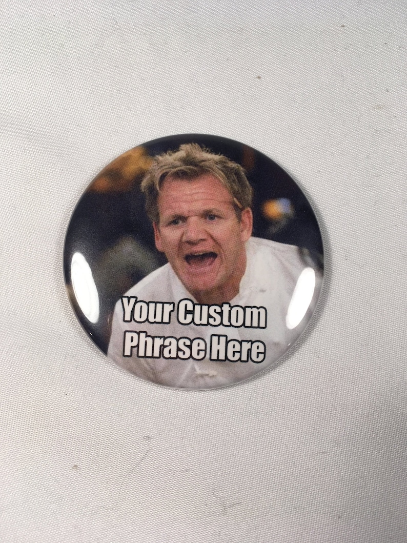 Gordon Ramsay Custom Phrase Refrigerator Magnet - Etsy