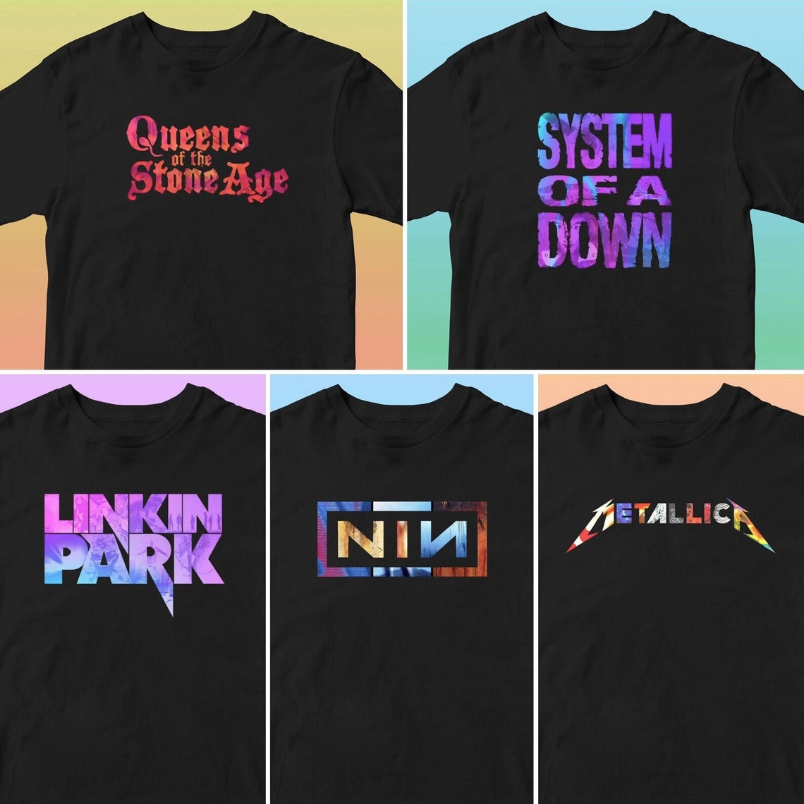 Band T-shirts Discography Font XS-XXL Slim Fit Unisex - Etsy
