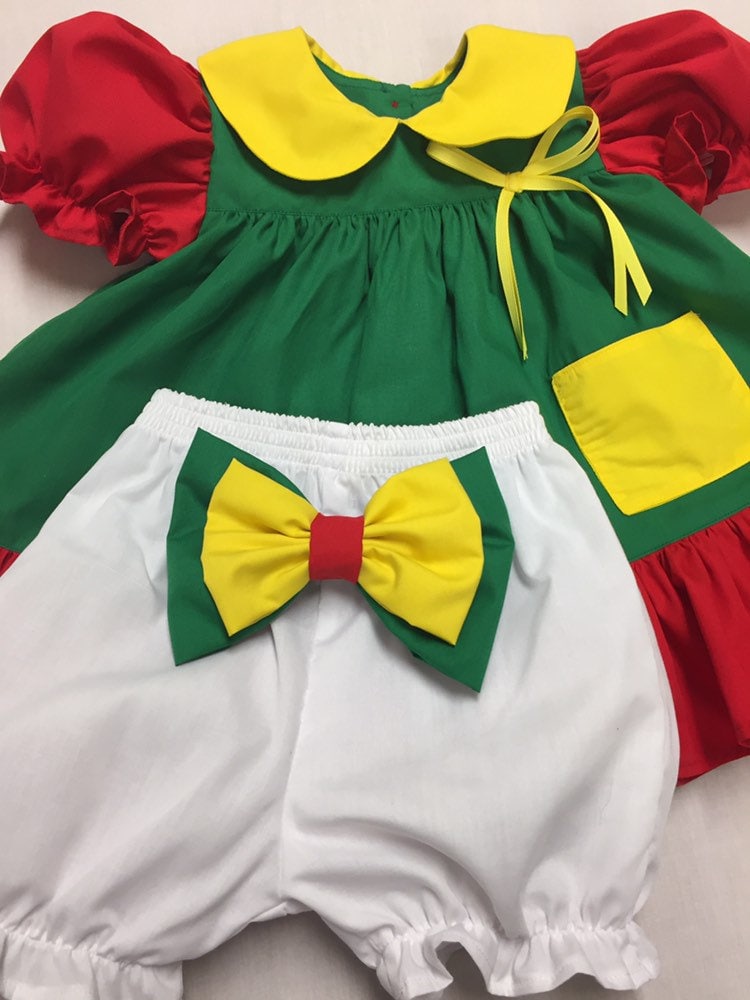 Chilindrina baby dress, bubbles baby dress, chilindrina costume, baby ...