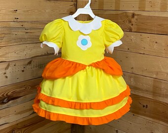 Princess Daisy Mario Costume - Etsy