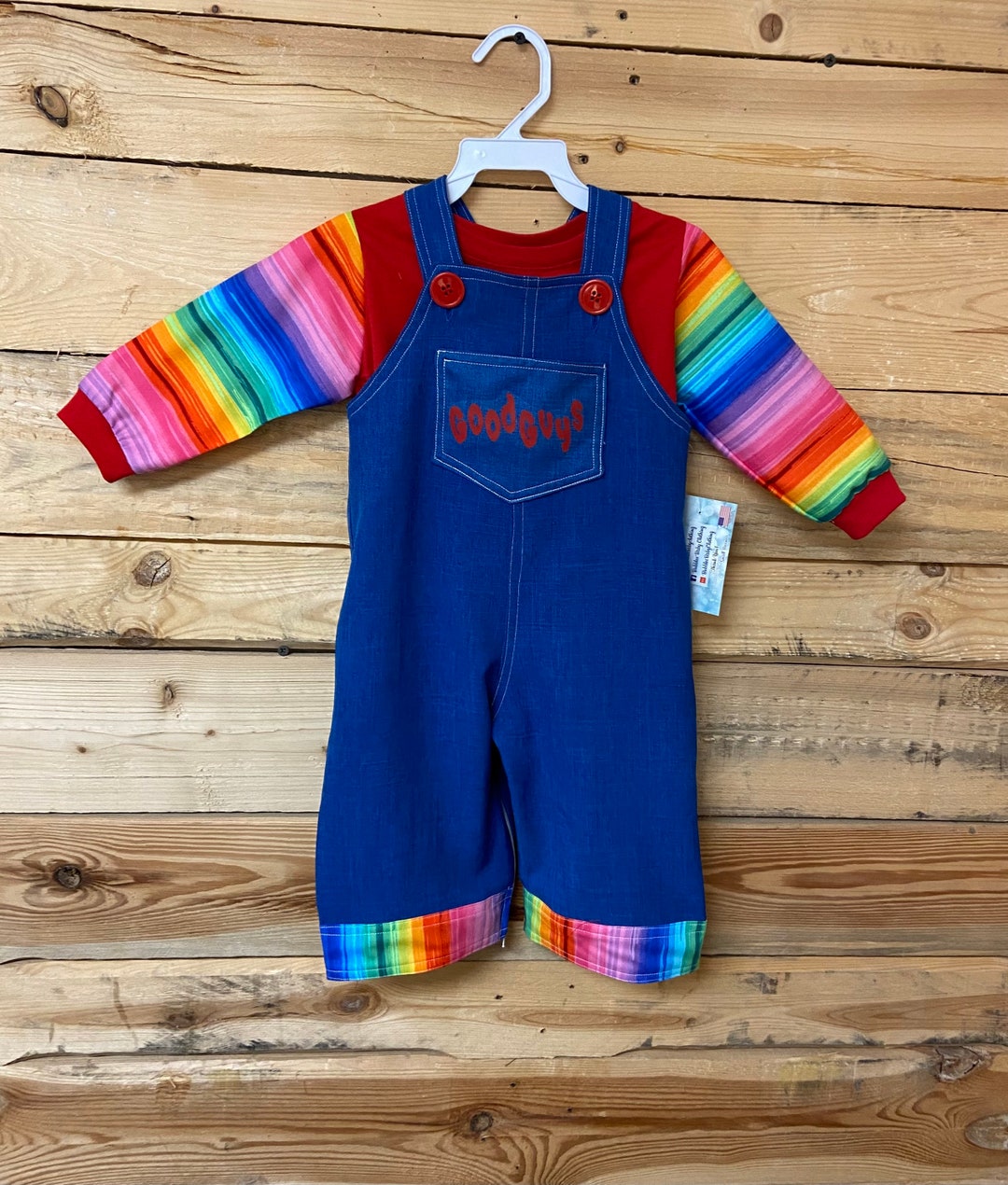 Chucky Baby Costume: Overall - Etsy