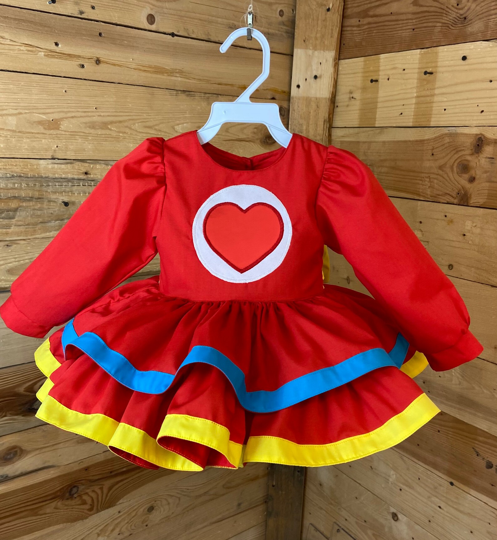 Heart Baby Costume: Red Birthday Dress - Etsy