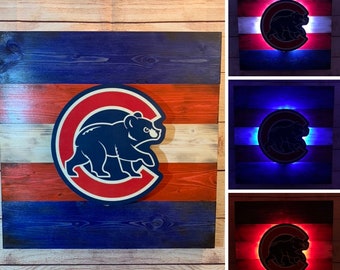 Chicago Cubs Led Sign - Etsy