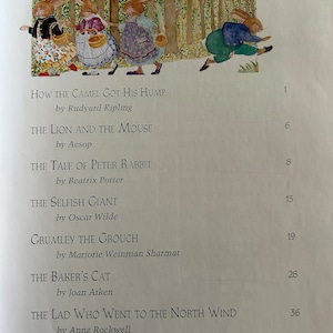 1994 Random House Book of Bedtime Stories by Jane Dyer, Cozy ...