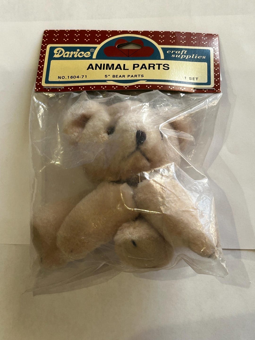 Vintage Darice 5 Inch Bear Animal Parts Craft Supplies - Etsy