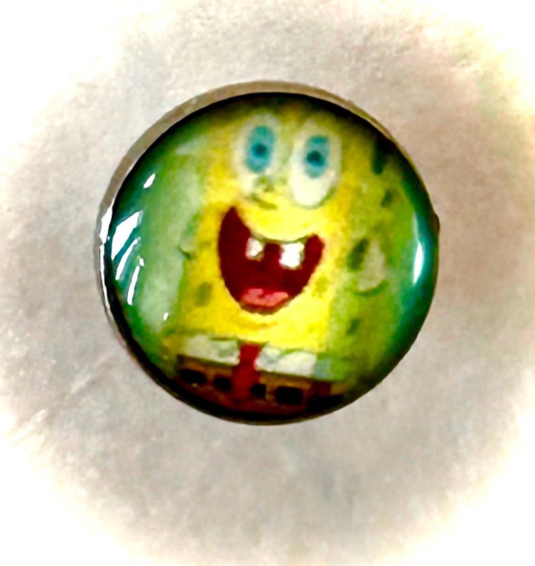 Spongebob Tongue Ring: Surgical Steel Barbell Piercing - Etsy