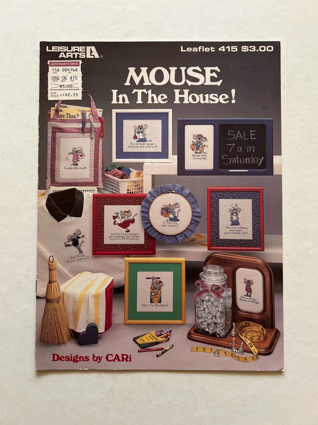 Leisure Arts Mouse in the House Cross Stitch Leaflet 415 - Etsy