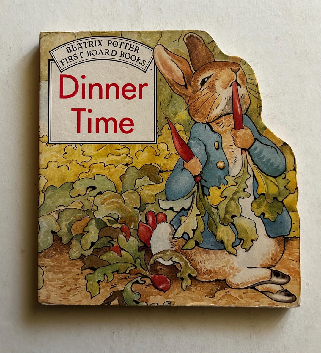 Vintage Children's Book: Beatrix Potter First Board Book Dinner Time ...