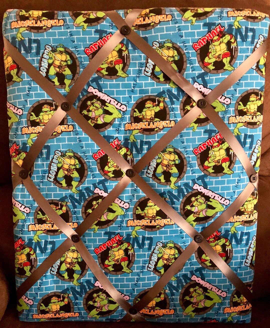Handmade Ninja Turtle 16x20 Memo & Photo Board - Etsy