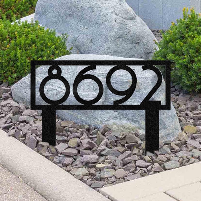 Copper House Number - Etsy