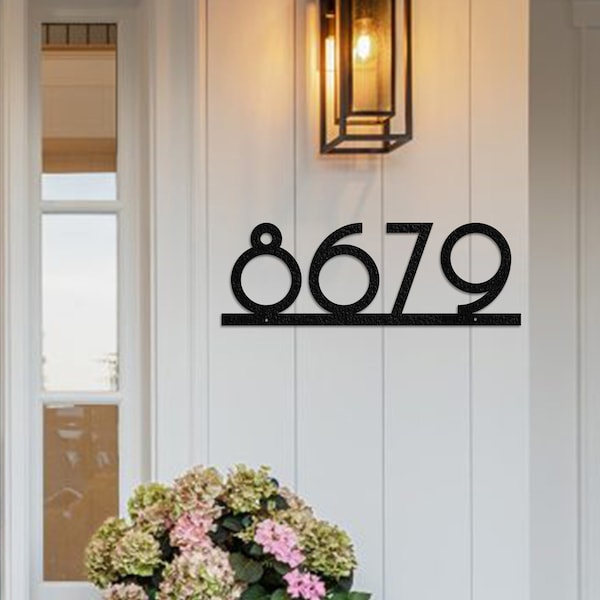 Metal House Numbers - Etsy