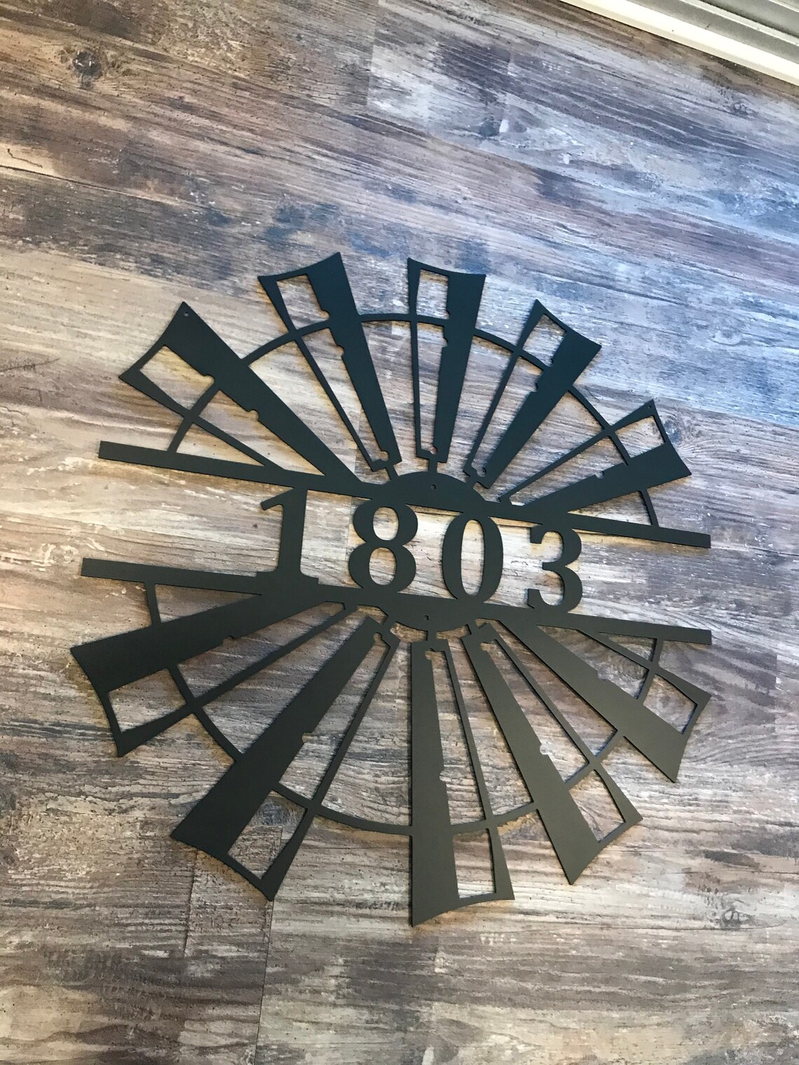 Windmill Monogram Sign Made Out of 16 Gauge Steel Then Powder - Etsy