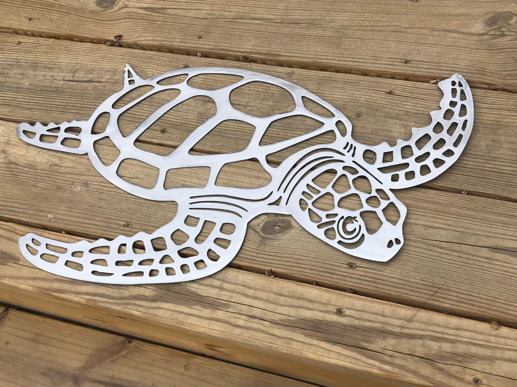 Metal Sea Turtle Metal Wall Art Metal Wall Decor Metal | Etsy Canada