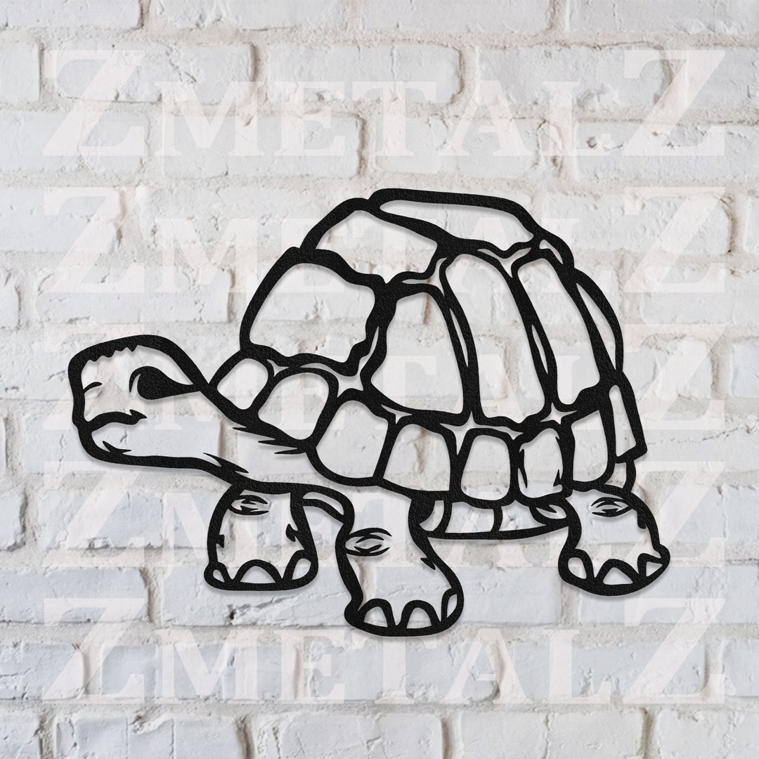 Metal Tortoise Turtle, Metal Wall Art, Metal Wall Decor, Metal Turtle ...