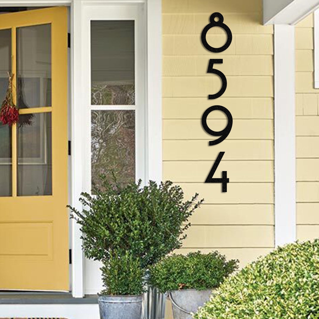 Address Sign. House Numbers & Letters - Individual House Numbers ...