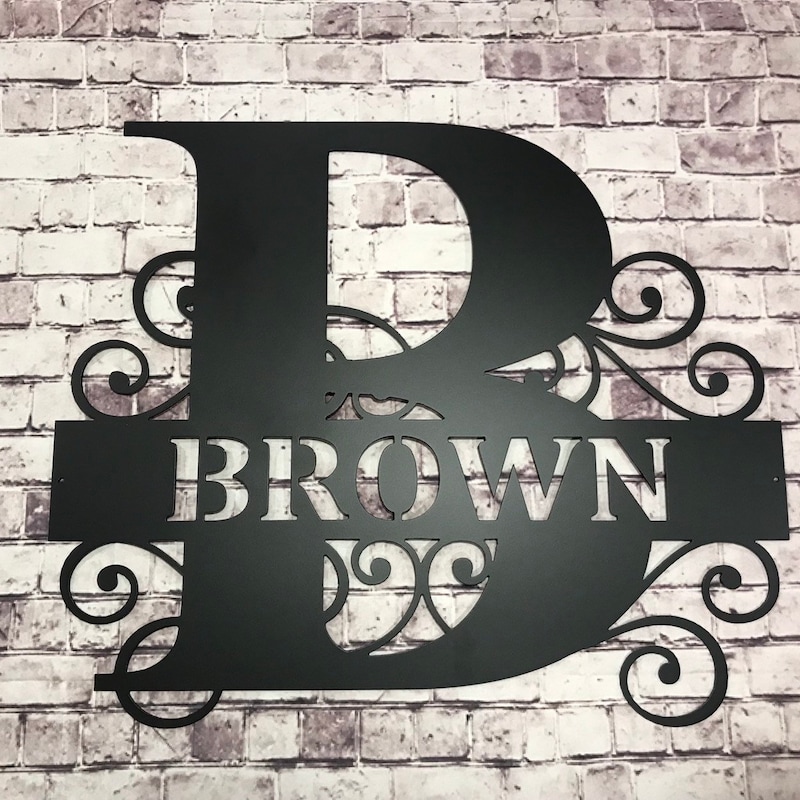 Scroll Monogram - Etsy