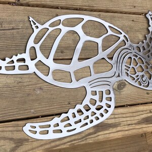 Metal Sea Turtle Metal Wall Art Metal Wall Decor Metal | Etsy Canada