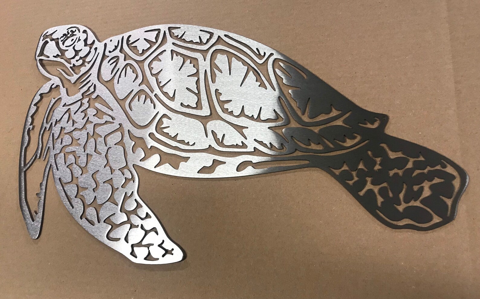 Metal Sea Turtle Wall Art: Beach House Decor - Etsy