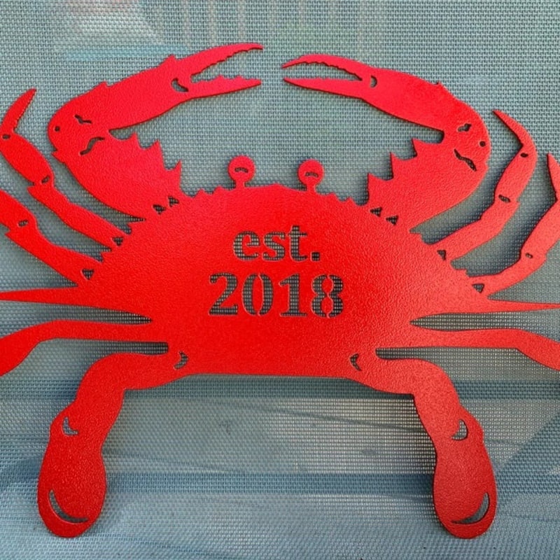 Crab Wall Decor - Etsy