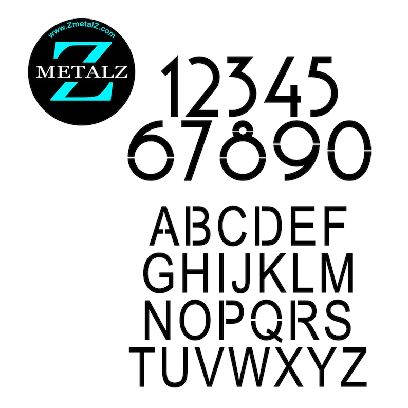 Vertical Metal House Number Sign: Powder Coated Address Plaque - Etsy