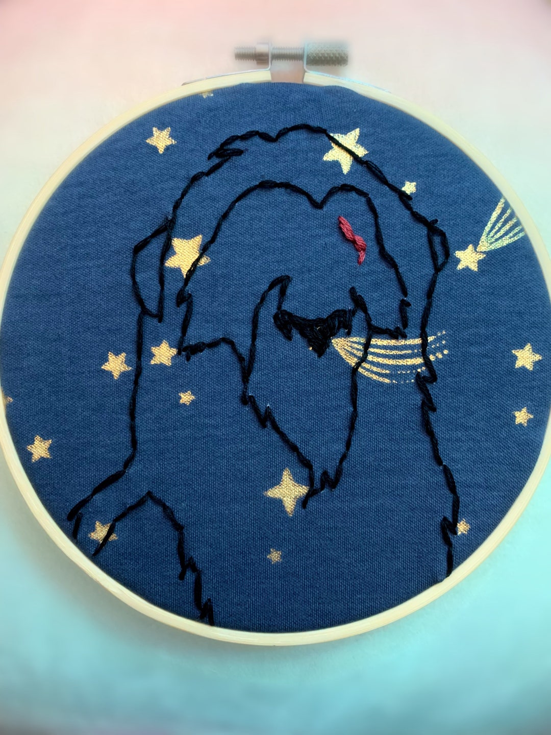 Disney’s the Lion King ‘scar’ Line Art - Finished Embroidery - Etsy