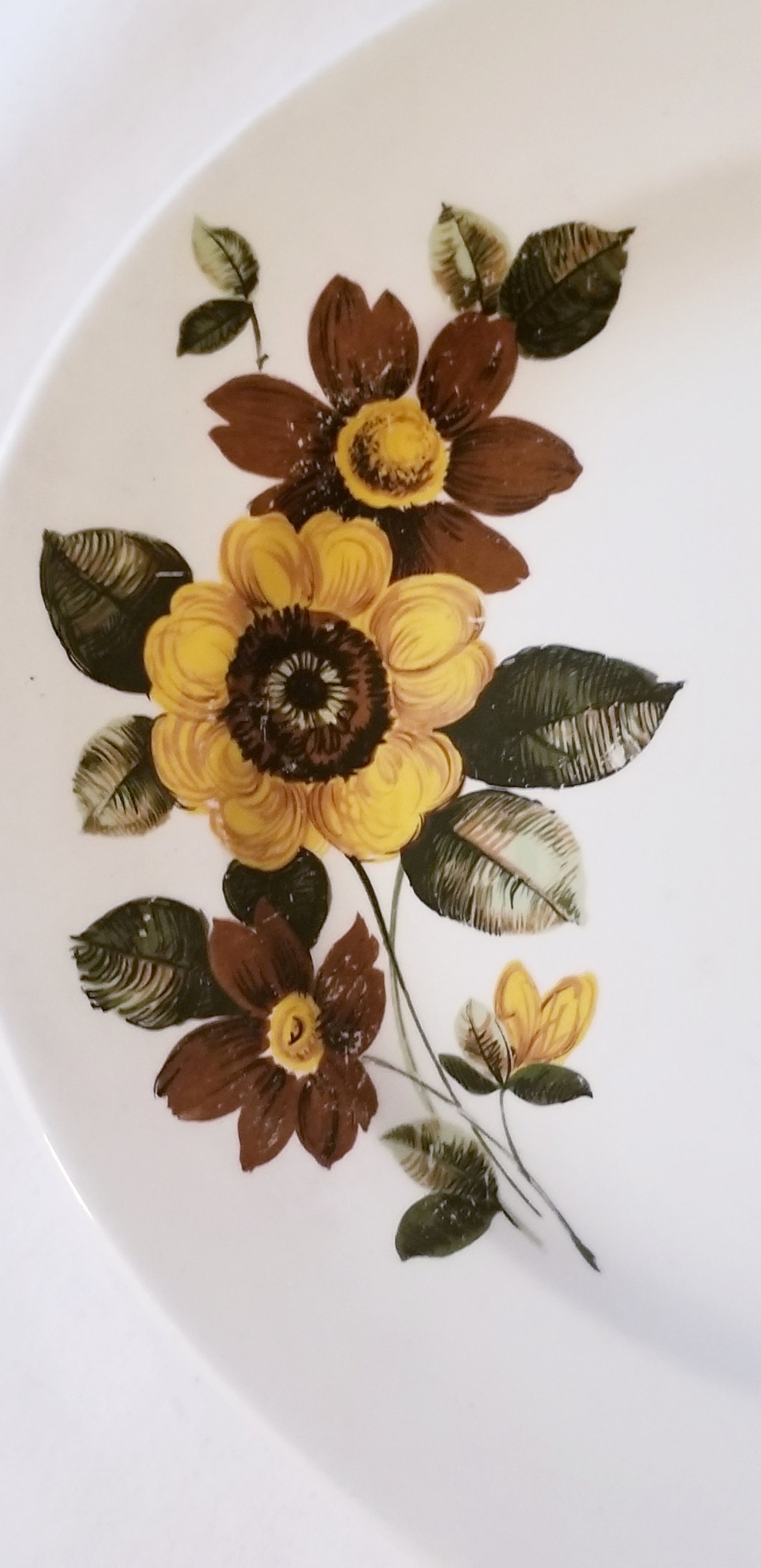 Vintage (1950s) Alfred Clough LTD England Oval Shape Serving Platter ...