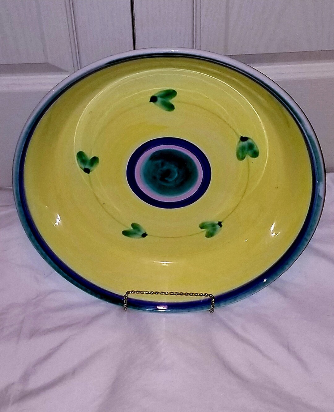 Rare Vintage CALECA CAROUSEL Pottery -dinnerware-eating-plate-dish ...