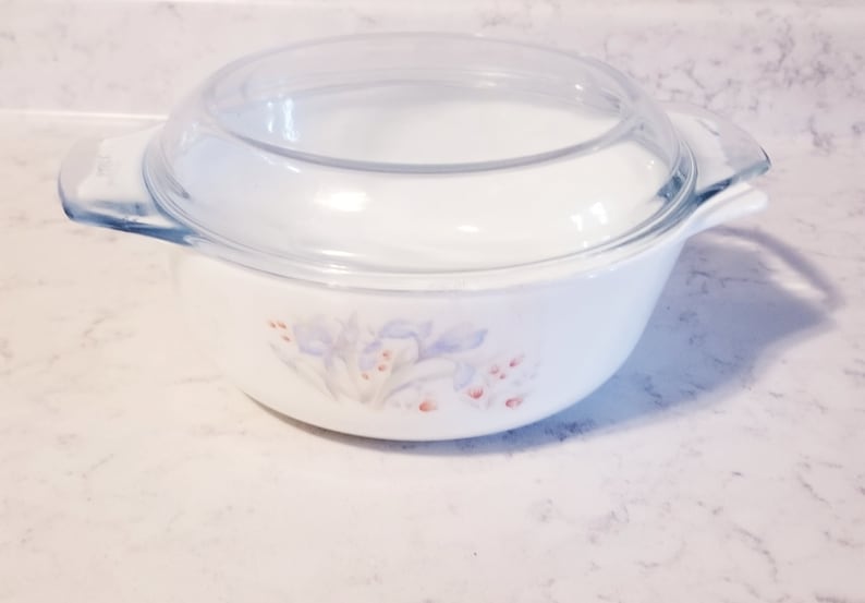 Vintage Blue Iris English Pyrex-dinnerware-stoneware-servingbowl ...