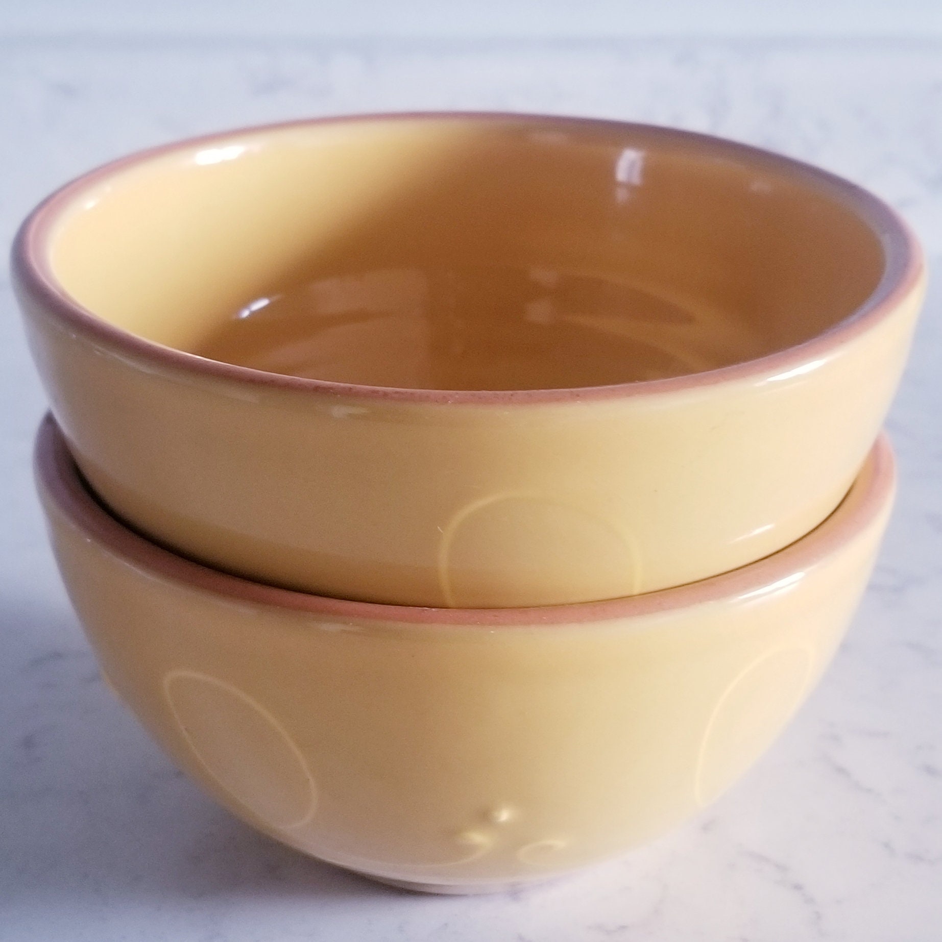 2 Vintage Stokes Terracotta Bowls-dishes-dinnerware-plates-stoneware ...