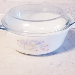 Vintage Blue Iris English Pyrex-dinnerware-stoneware-servingbowl ...