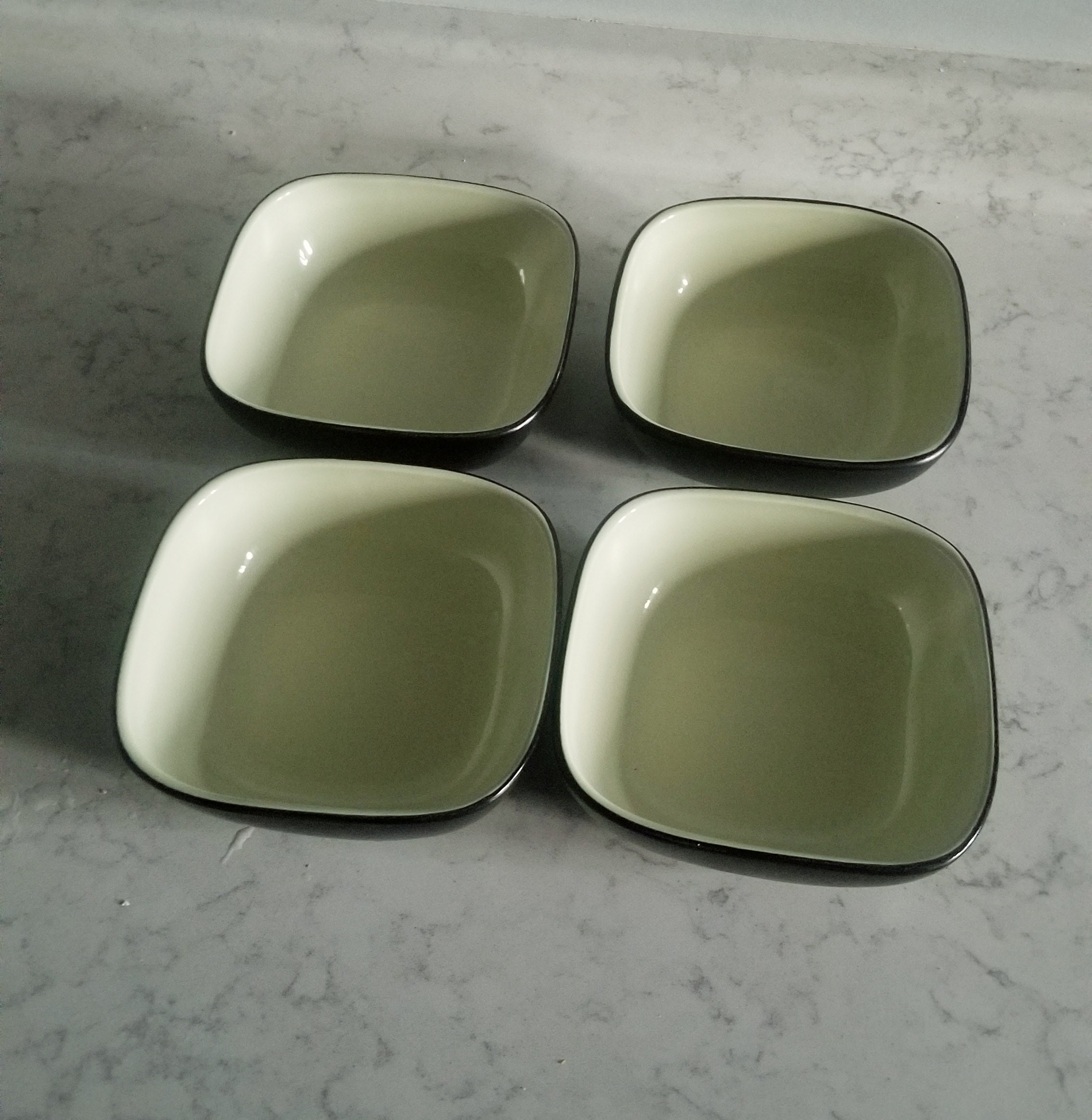 4 Vintage (1980s) Corelle Hearthstone Eating Bowls-serving Bowls-plates ...