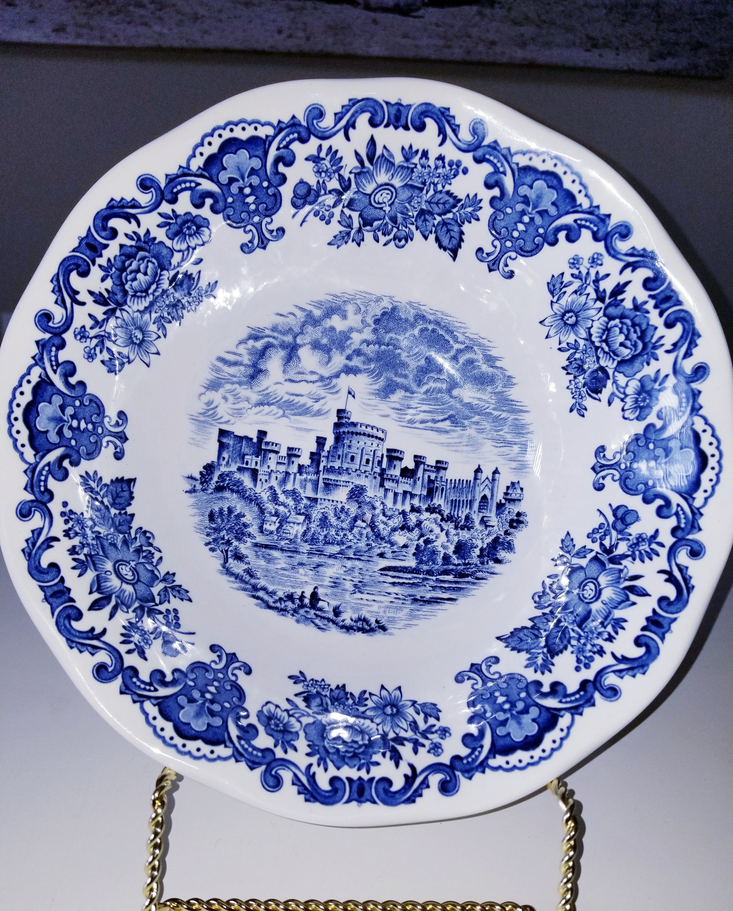 Dining & Serving Plates Wedgwood England,blue transferware Dinner Plate ...