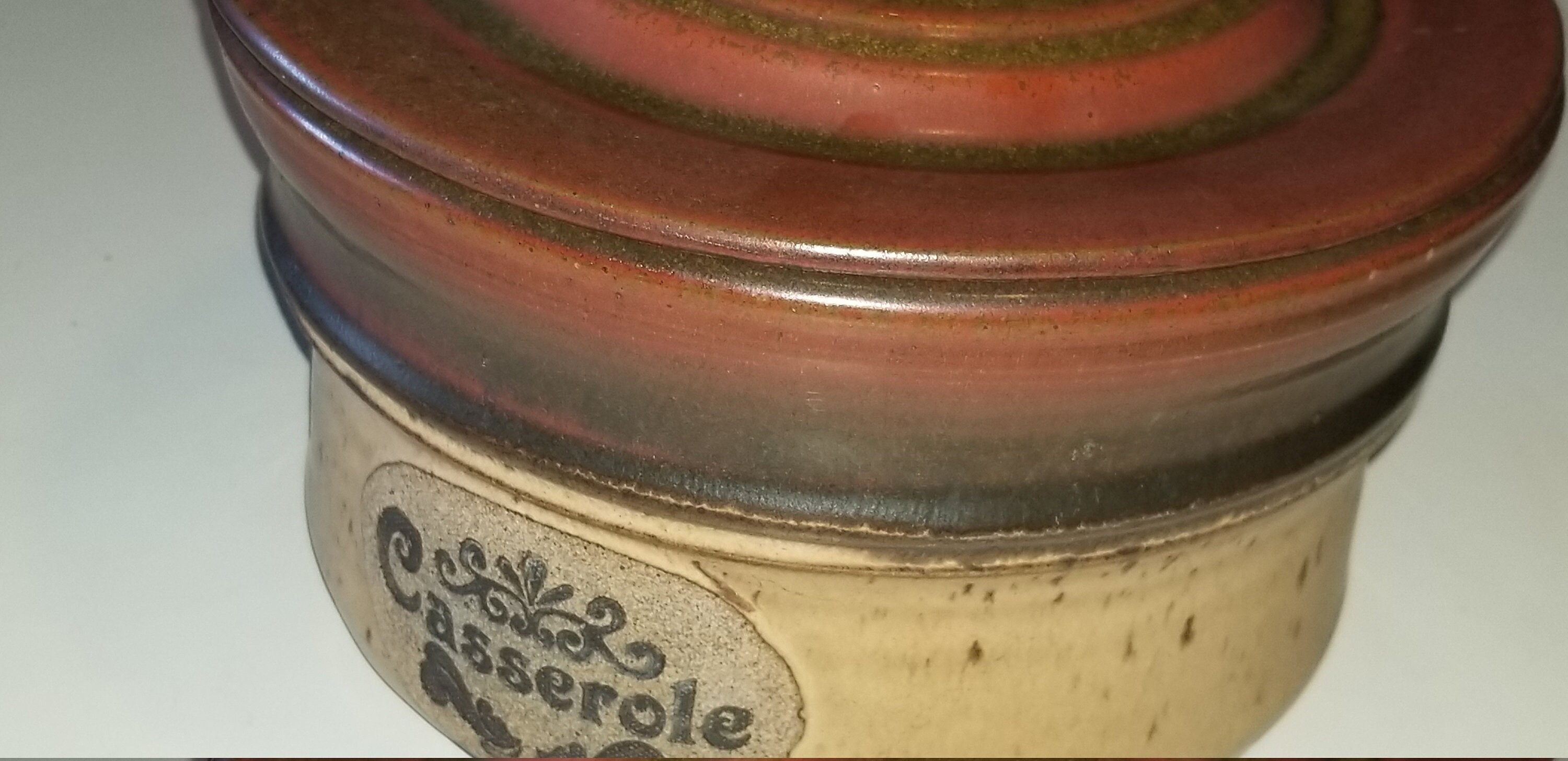 Stoneware Covered Casserole by JBL Canada Pottery, Cooking Pot,serving ...