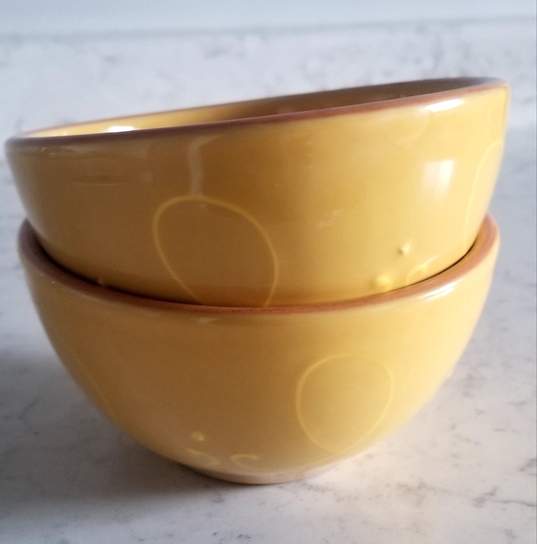 2 Vintage Stokes Terracotta Bowls-dishes-dinnerware-plates-stoneware ...