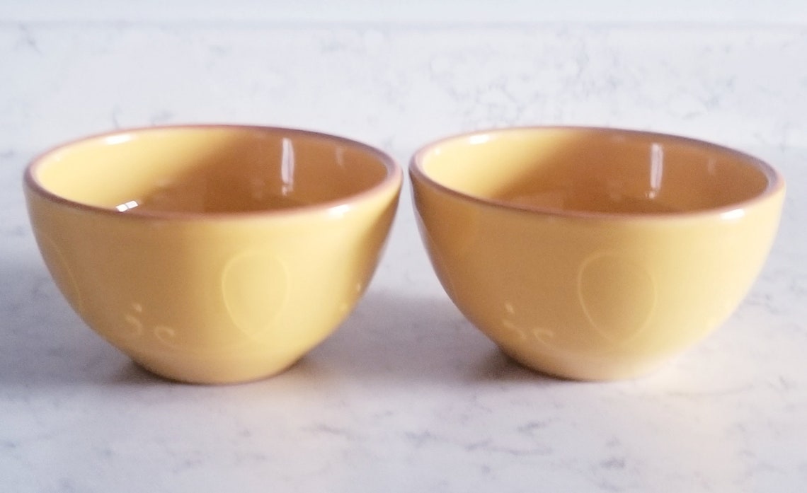 2 Vintage Stokes Terracotta Bowls-dishes-dinnerware-plates-stoneware ...