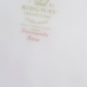 4 Favourite Rose Ridgeway Ironstone Dinner Plates-eating Plates-dinner ...