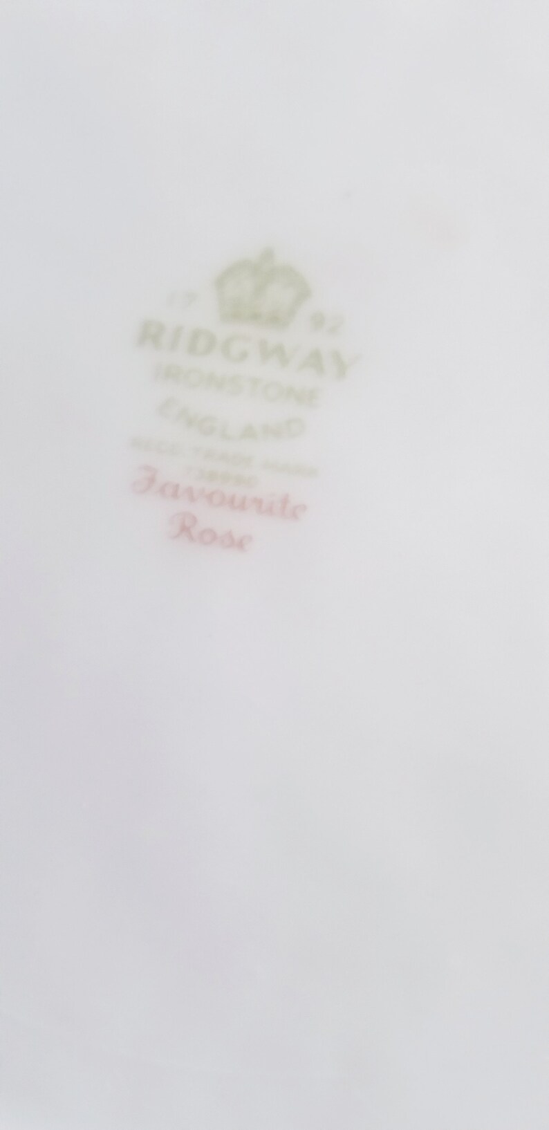 4 Favourite Rose Ridgeway Ironstone Dinner Plates-eating Plates-dinner ...
