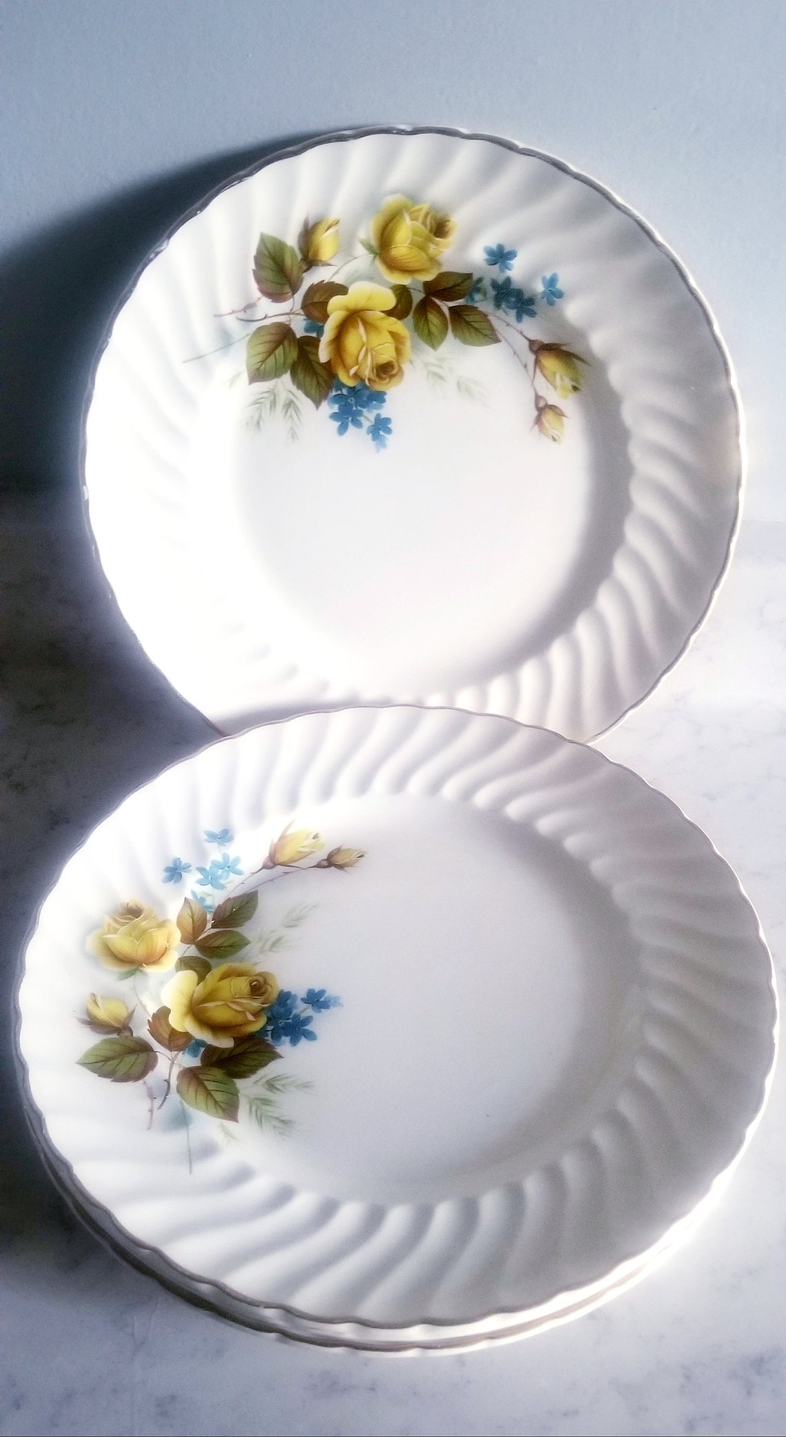 4 Favourite Rose Ridgeway Ironstone Dinner Plates-eating Plates-dinner ...