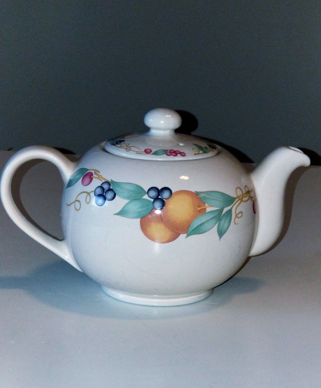 Vintage Corelle Abundance Teapot- Coffee Mug-jug-stoneware-ceramic ...