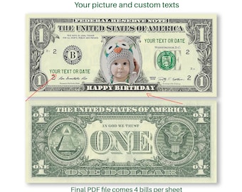 Your Face on Money | Etsy