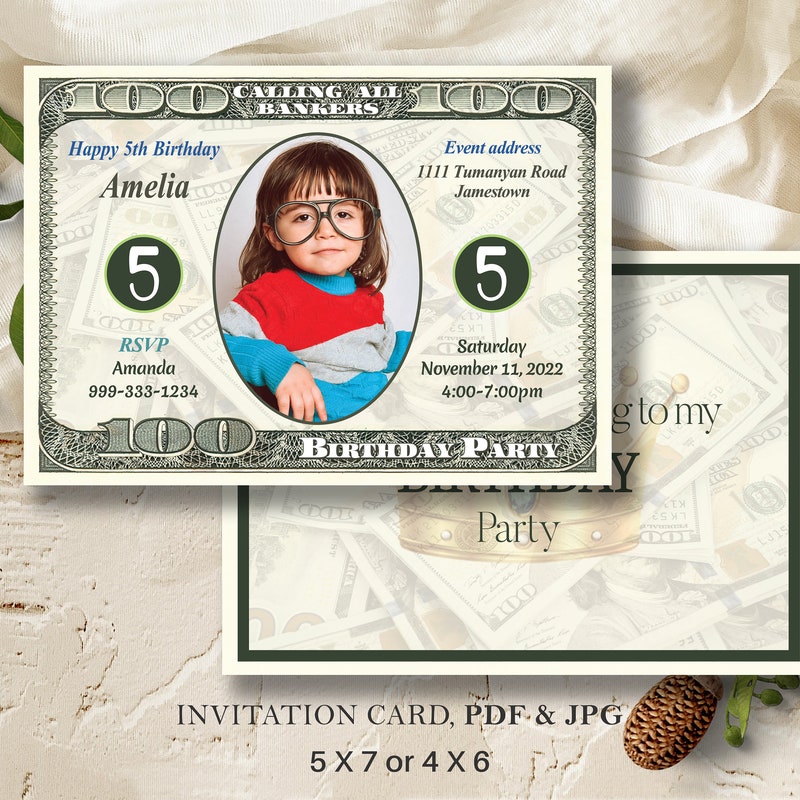 Credit Card Invitation - Etsy