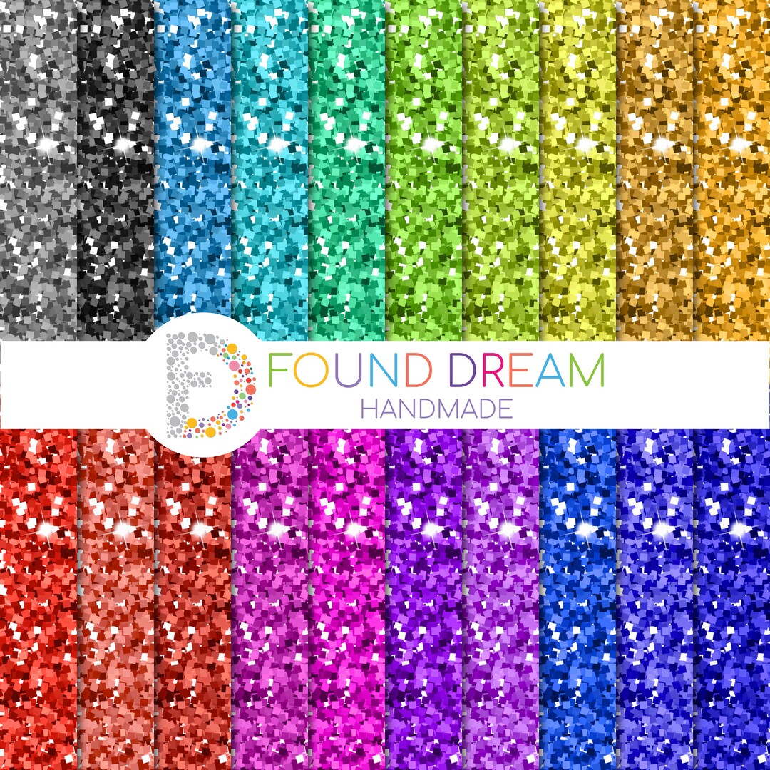 Glitter Digital Paper, Glitter Paper, Scrapbook Paper,glitter ...